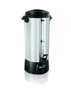 proctor silex 45100 100 cup brushed aluminum coffee urn, silver