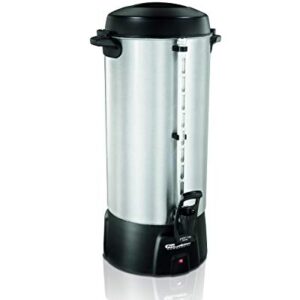 Proctor Silex 45100 100 Cup Brushed Aluminum Coffee Urn, Silver