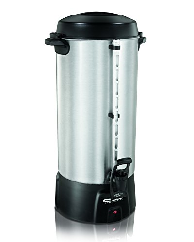 Proctor Silex 45100 100 Cup Brushed Aluminum Coffee Urn, Silver