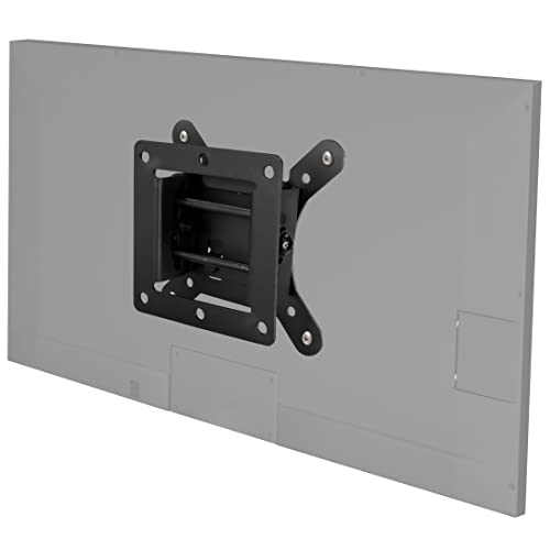 Mount-It! Small TV Monitor Wall Mount | RV TV Mount | Quick Release | Fits 13 15 17 19 20 21.5 24 25 27 32 Inch Screens | 75 100 VESA Compatible | Low-Profile Slim Design | 30lb Capacity