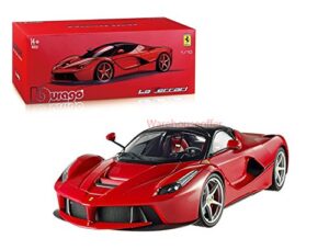 bburago 1:18 ferrari signature series laferrari diecast car red 18-16901rd