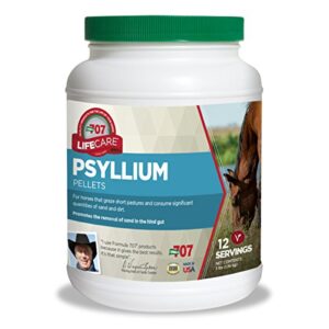 formula 707 psyllium pellets equine supplement (3lb jar - 12 day supply)