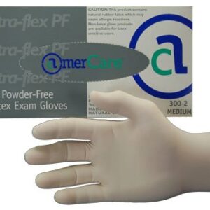 Ultra Flex Powder Free Latex Examination Gloves - 100 Gloves Per Box