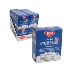 enoz original moth balls, 4 oz each, 4 pack by enoz