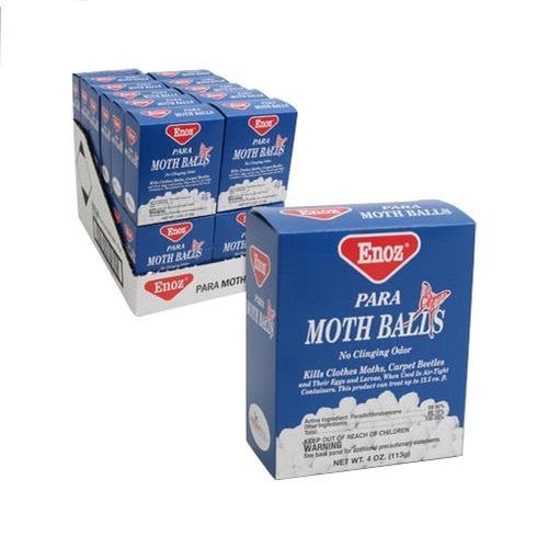 Enoz Original Moth Balls, 4 oz Each, 4 Pack by Enoz