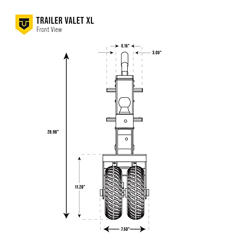 Trailer Valet TVXL2 XL Trailer Dolly - 2" Ball