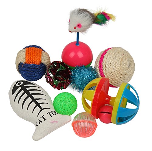 Fashion's Talk Cat Toys Variety Pack for Kitty 20 Pieces