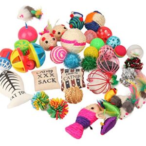 Fashion's Talk Cat Toys Variety Pack for Kitty 20 Pieces