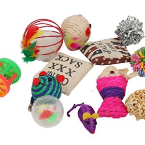 Fashion's Talk Cat Toys Variety Pack for Kitty 20 Pieces