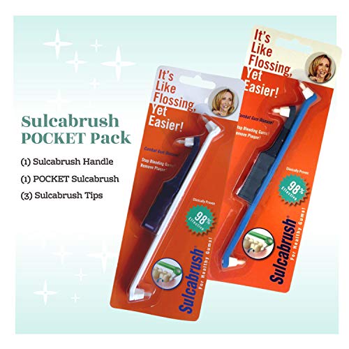 Sulcabrush Pocket Pack - 1 Sulcabrush + 1 Pocket Sulcabrush