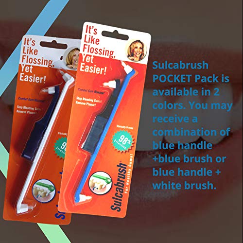 Sulcabrush Pocket Pack - 1 Sulcabrush + 1 Pocket Sulcabrush