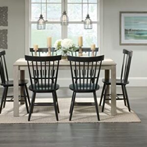 Sauder New Grange Spindle Back Chairs, Wood, Black finish