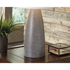 Signature Design by Ashley Shavontae Modern Table Lamp, 2 Count Lamps, 27.5", Gray