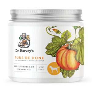 dr. harvey's runs be done anti-diarrheal digestive tract supplement for dogs (7 ounces)