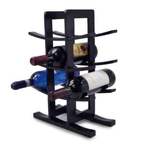 Bamboo Wine Rack - Holds 12