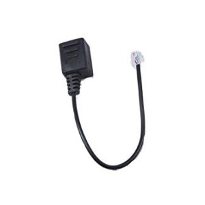 Headset Buddy Female RJ9 to Male Headset Adapter Cable (Black)