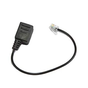 Headset Buddy Female RJ9 to Male Headset Adapter Cable (Black)