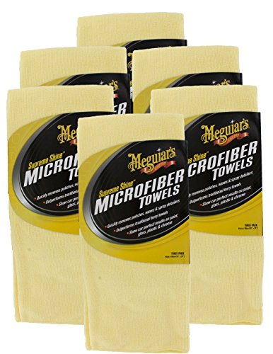 Meguiar's X2020 Supreme Shine Microfiber Towels (6 Packs of 3)