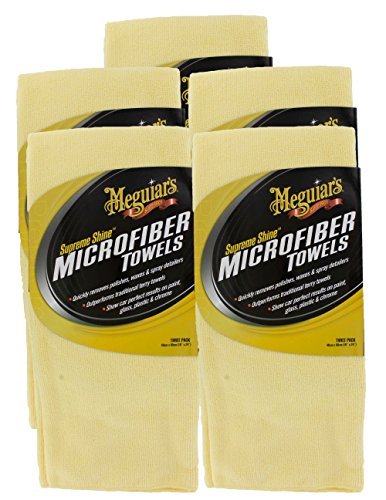 Meguiar's X2020 Supreme Shine Microfiber Towels (5 Packs of 3)