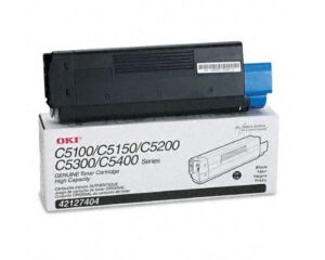 okidata 42127404 black toner c5100/c5300 by oki data