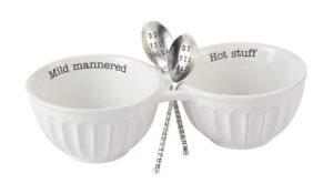 mud pie double salsa server set (mild mannered)