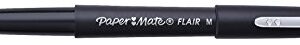 Paper Mate Flair Felt Tip Pen, Medium Point, Black