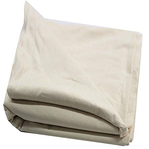 Mybecca Fine Arts Unprimed Cotton Canvas, 5 yds x 62" (Fold Pak)