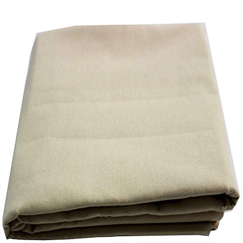 Mybecca Fine Arts Unprimed Cotton Canvas, 5 yds x 62" (Fold Pak)