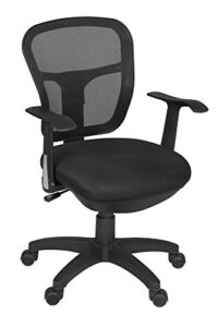 niche harrison swivel chair- black