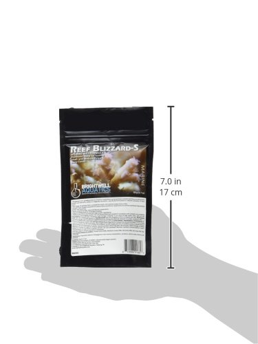 Brightwell Aquatics Reef Blizzard-S - Powdered Planktonic Blend for Feed Small and Medium-Polyp Stony Corals (RBZS50), 50g