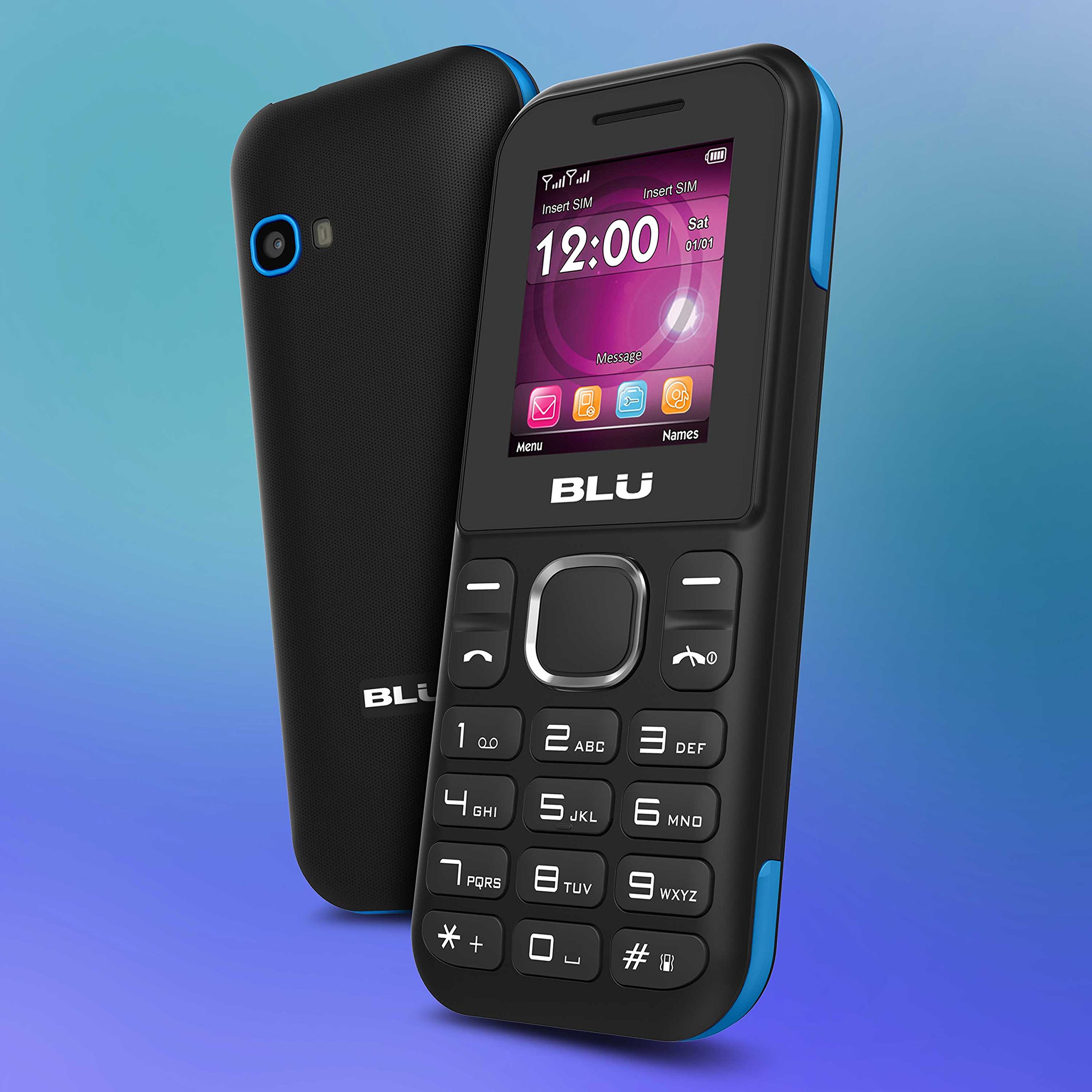 BLU Z3 - Dual Sim Phone - GSM unlocked -Black/Blue