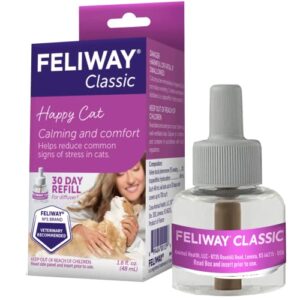 feliway classic cat calming pheromone, 30 day refill - 1 pack