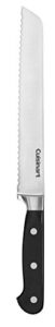 cuisinart c77tr-8bd triple rivet collection 8" bread knife, black