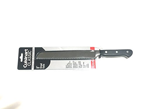 Cuisinart C77TR-8BD Triple Rivet Collection 8" Bread Knife, Black