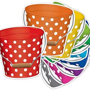 Teacher Created Resources Polka Dots Buckets Paper Accents (5631)