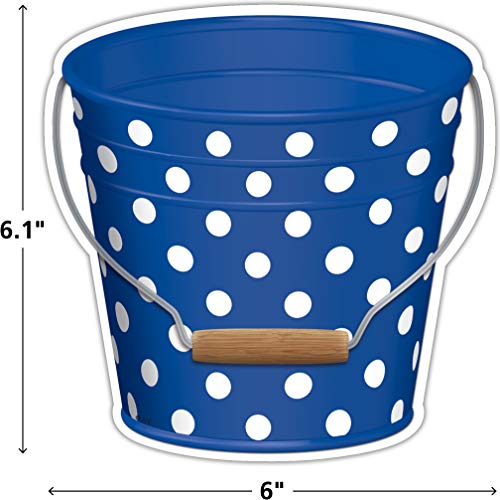 Teacher Created Resources Polka Dots Buckets Paper Accents (5631)