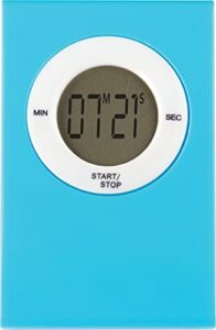 teacher created resources magnetic digital timer, aqua (20719)