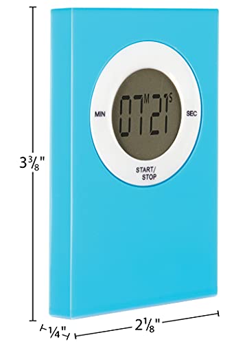 Teacher Created Resources Magnetic Digital Timer, Aqua (20719)