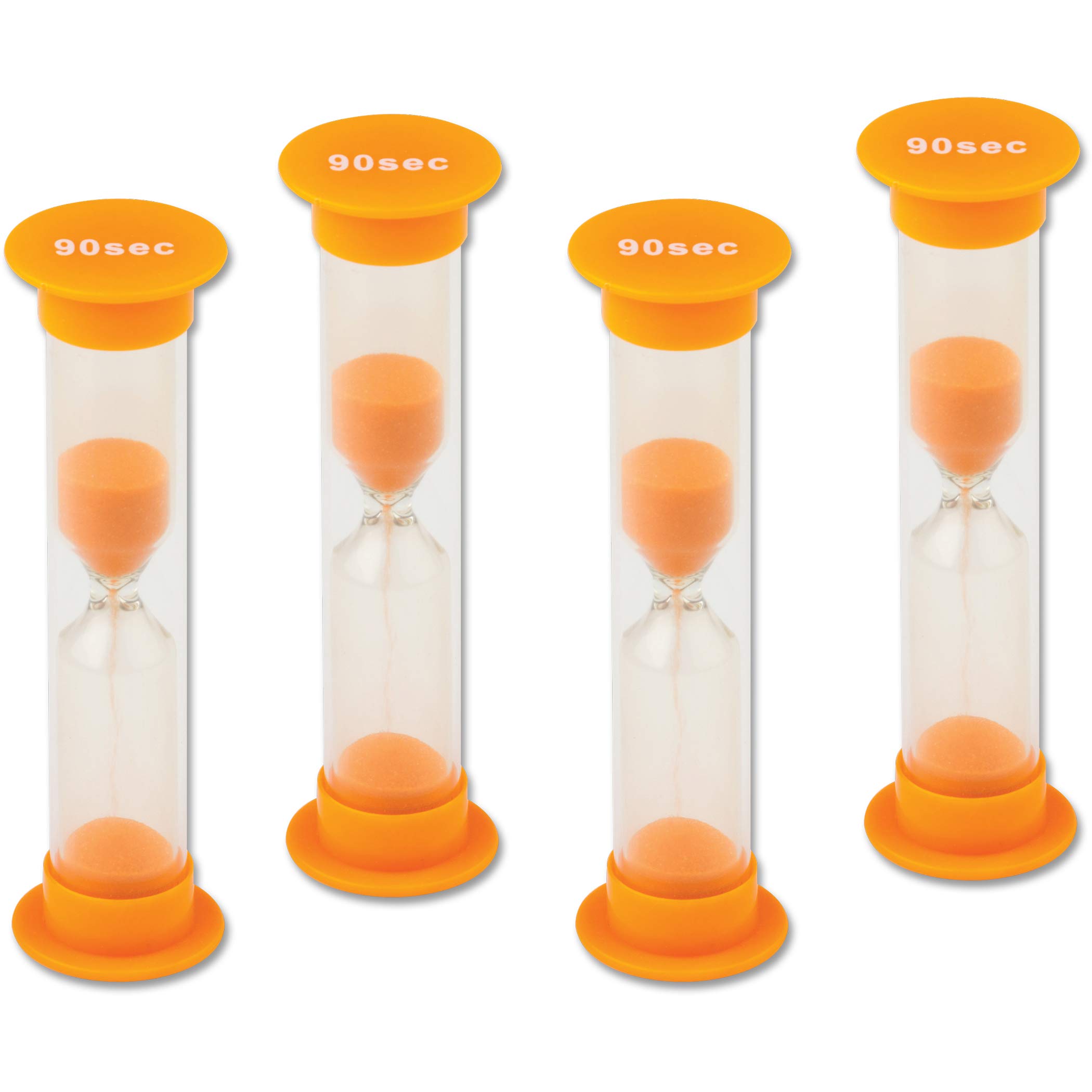 Teacher Created Resources TCR20693 90 Second Small Sand Timers (Pack of 4), Orange