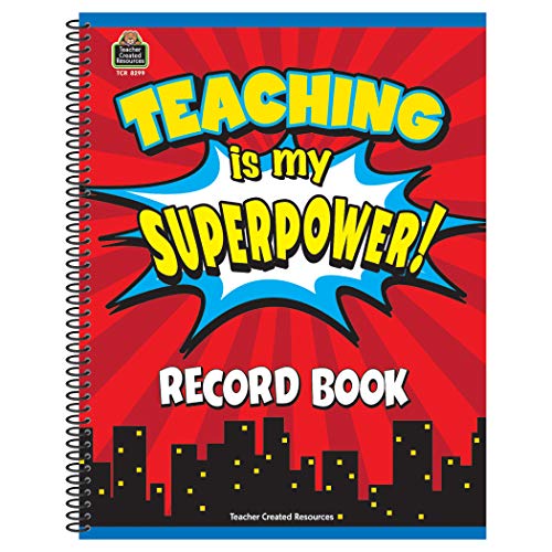 Teacher Created Resources Teaching is My Superpower Record Book