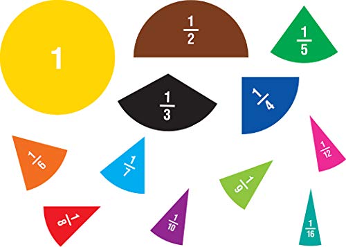 Teacher Created Resources Fraction Circles Magnetic Accents (77244)