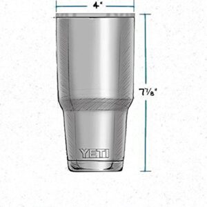 YETI Rambler 30 oz Stainless Steel Vacuum Insulated Tumbler with Lid