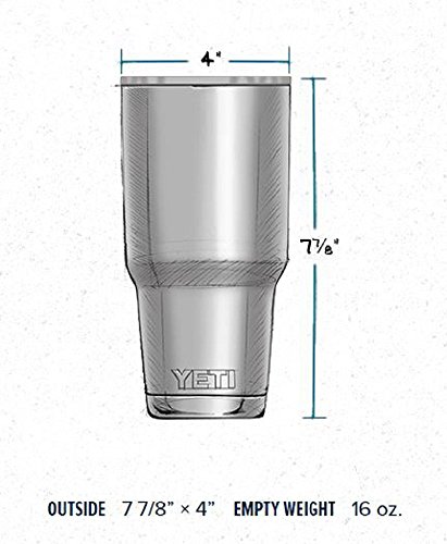 YETI Rambler 30 oz Stainless Steel Vacuum Insulated Tumbler with Lid