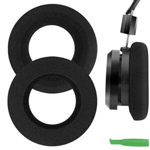 geekria comfort foam replacement ear pads for grado sr125, sr225, sr325, sr60, sr80, sr80e, m1, m2 headphones ear cushions, headset earpads, ear cups cover repair parts (black)