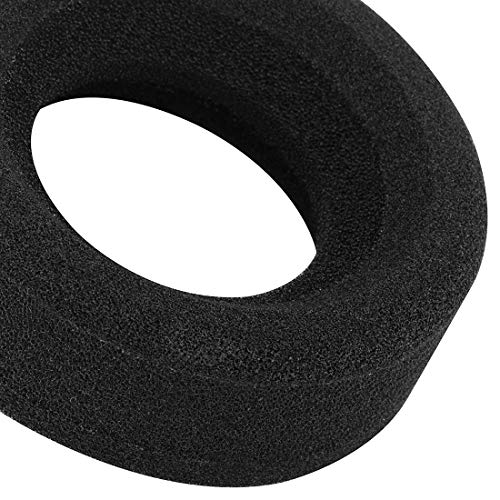 Geekria Comfort Foam Replacement Ear Pads for GRADO SR125, SR225, SR325, SR60, SR80, SR80e, M1, M2 Headphones Ear Cushions, Headset Earpads, Ear Cups Cover Repair Parts (Black)