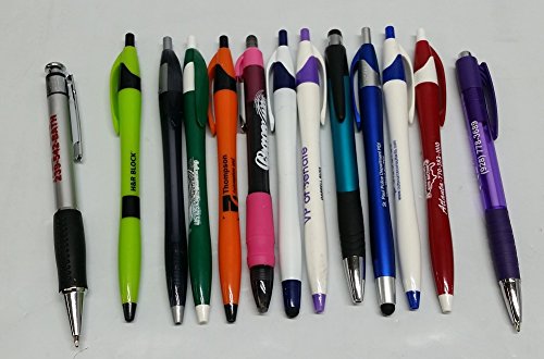 DG Collection (5lb Box Approx. 200-250 pens) Assorted Retractable Ballpoint Pens Office Ink Pen Supplies Big Bulk Lot