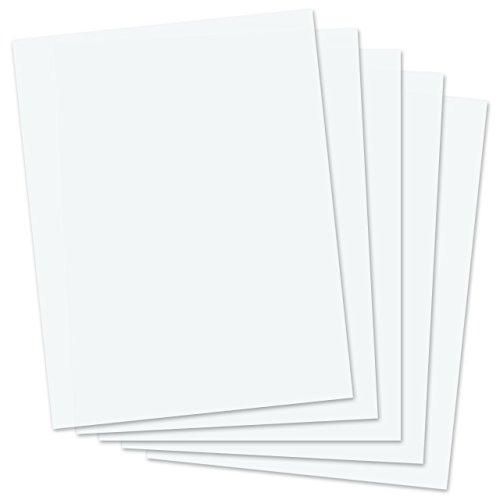 SmartSolve - IT117138 3pt Water-Soluble Paper, 8.5" x 11", White (Pack of 25)