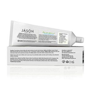 JASON Sea Fresh Strengthening Fluoride-Free Toothpaste, Deep Sea Spearmint, 6 Ounce Tube