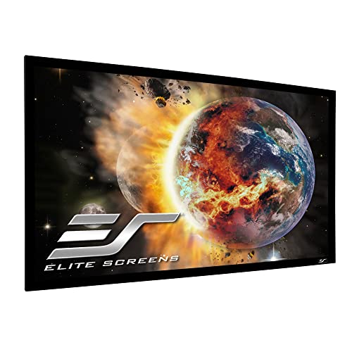 Elite Screens Star Frame Series, 100-INCH 16:9, Fixed Frame Home Movie Theater Projector/Projection Screen, 8K / 4K Ultra HD 3D Ready, SF100HW2