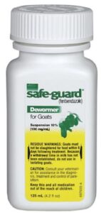 safe-guard (fenbendazole) dewormer liquid 125ml